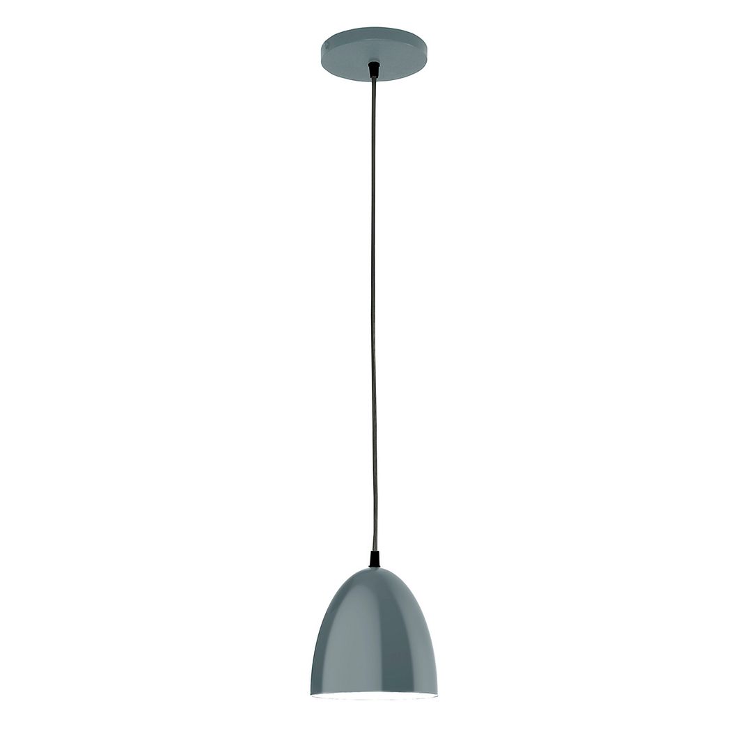 J-Series Jill 6" Pendant Light in Slate Gray | Montclair Light Works