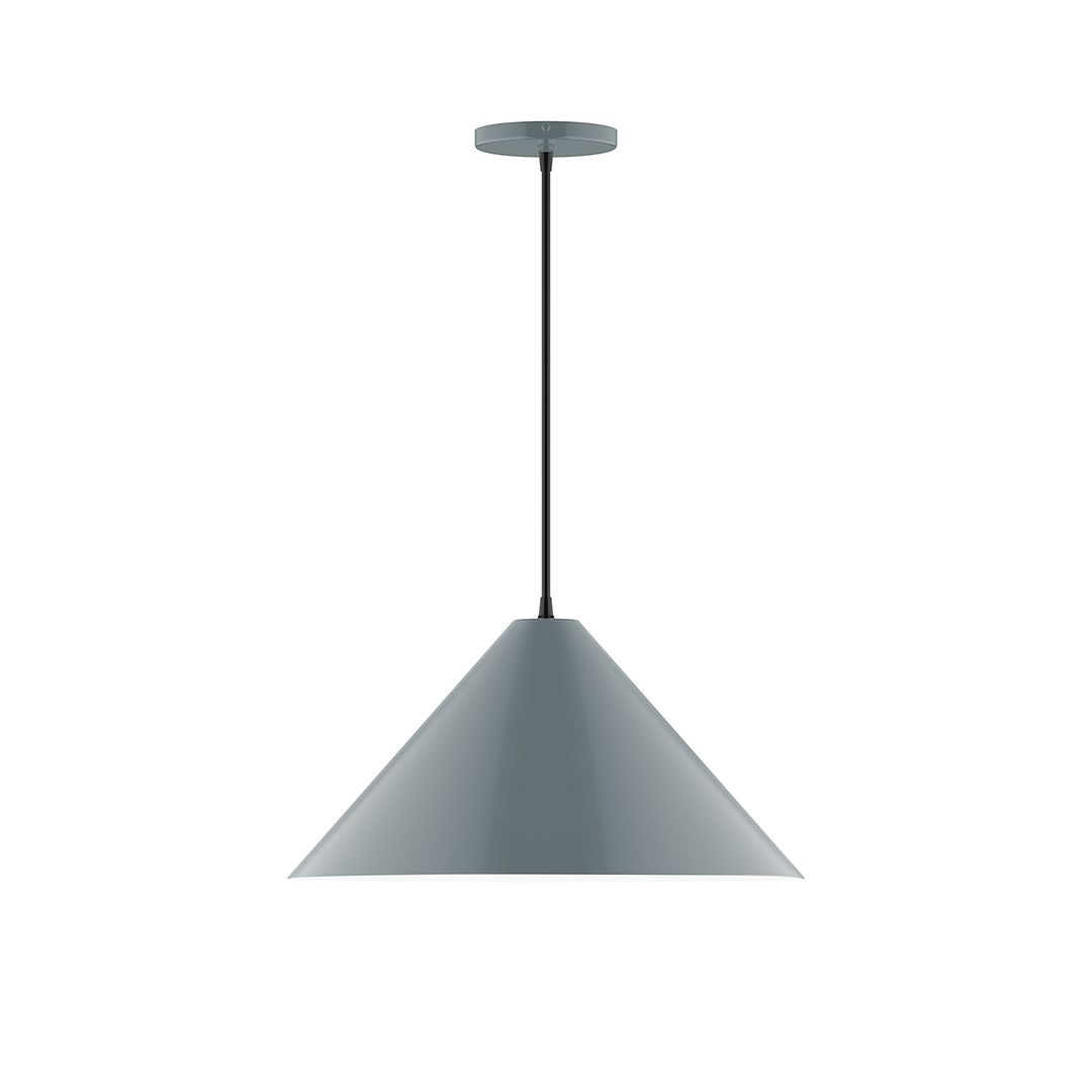 Axis Pinnacle 18" Pendant Light in Slate Gray | Montclair Light Works