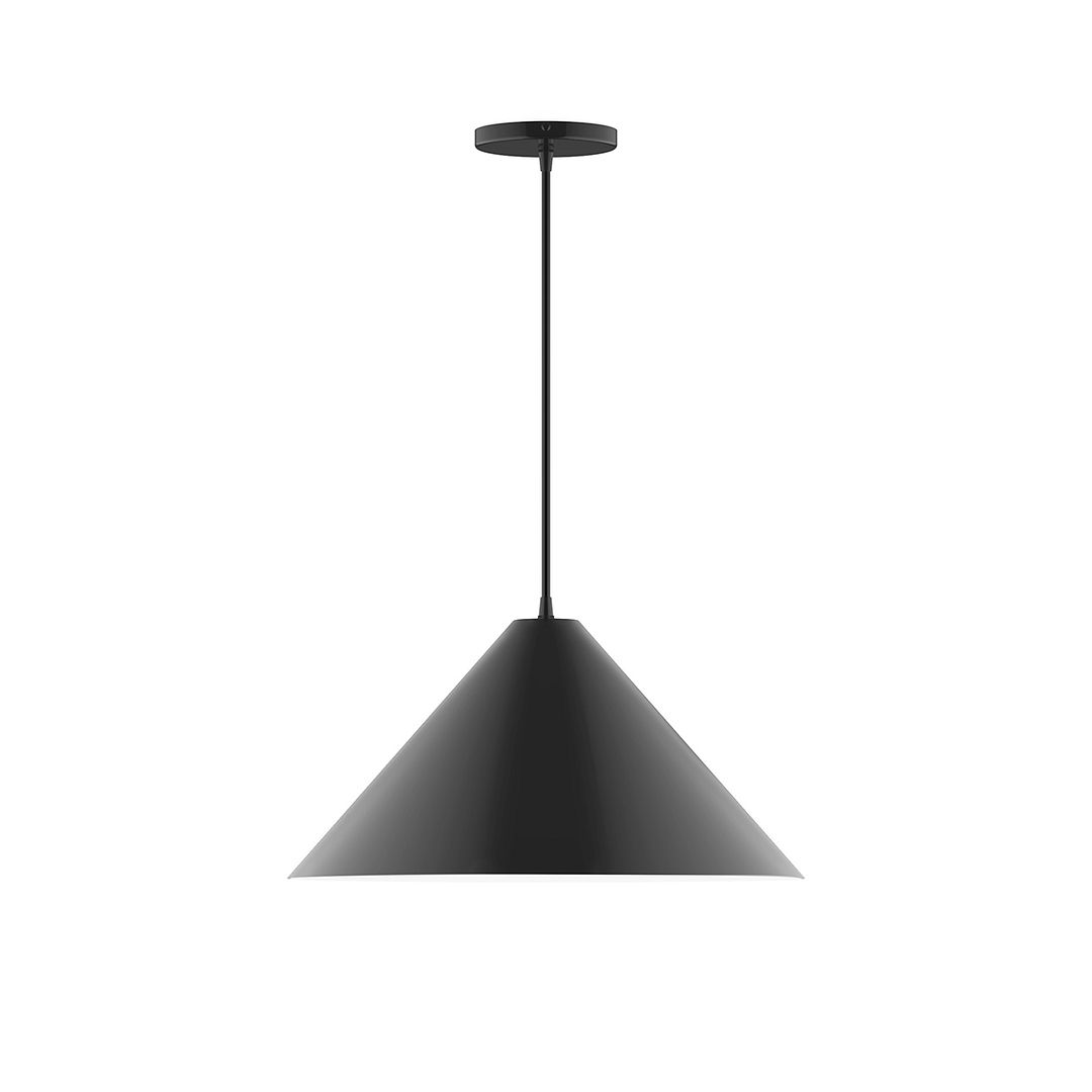 Axis Pinnacle 18" LED Pendant Light in Black | Montclair Light Works