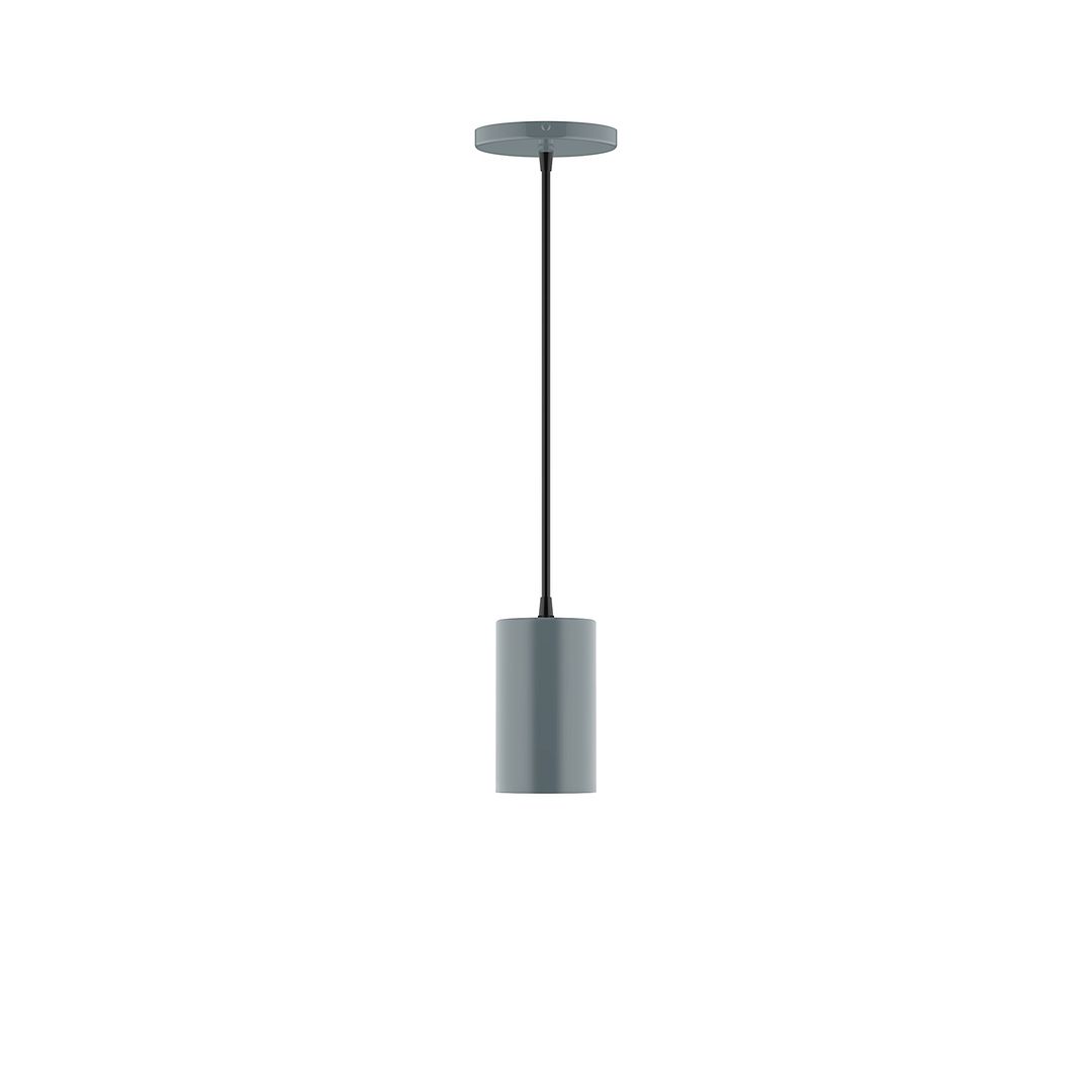 Axis Beam 6" Pendant Light in Slate Gray | Montclair Light Works