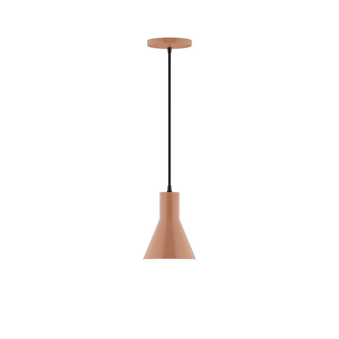 Axis Flare 6" Pendant Light in Terracotta | Montclair Light Works