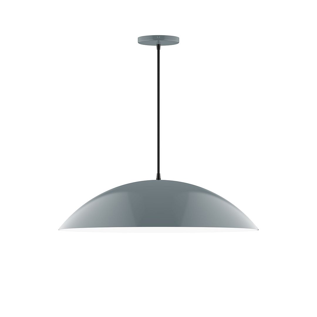 Axis Plateau 24" LED Pendant Light in Slate Gray | Montclair Light Works