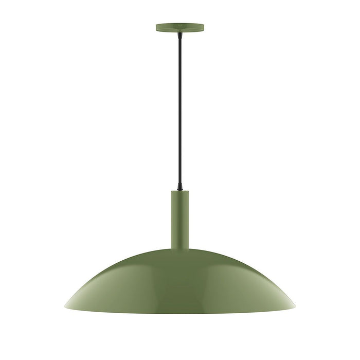 Stack Glow 24" Pendant Light in Fern Green | Montclair Light Works