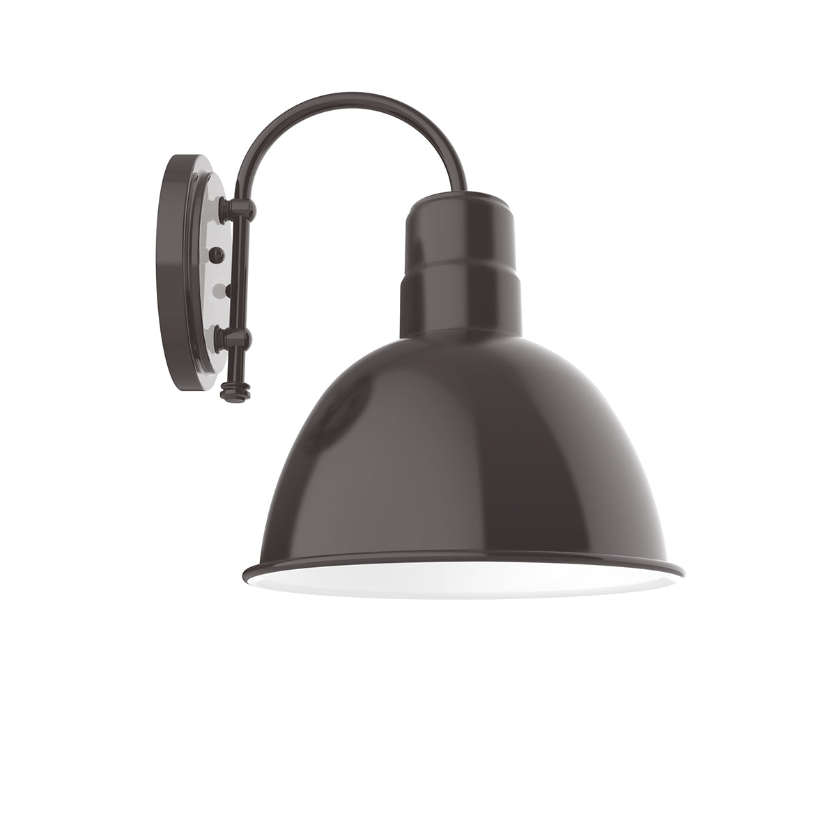 Deep Bowl 12" wall sconce in Architectural Bronze | Montclair Light Works