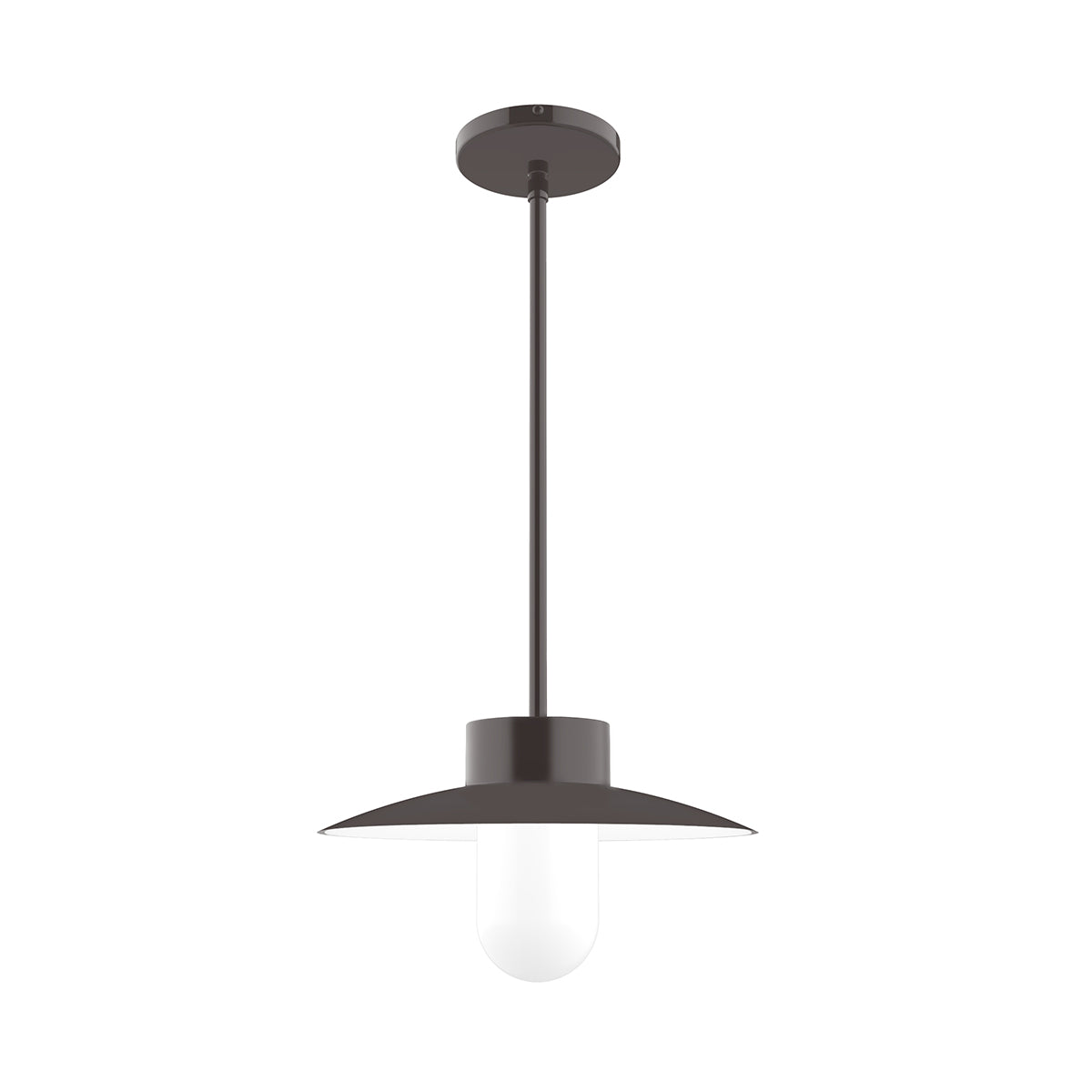 Gambler 12 inch Pendant Stem Hung in Architectural Bronze | Montclair ...